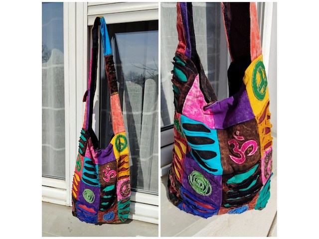 TORBA U PAČVORK STILU - HIPPY BAG