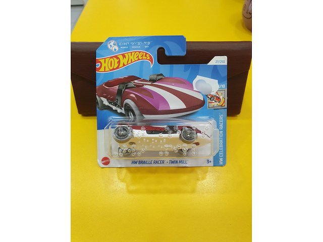 Hot wheels auto hw braille racer twin mill