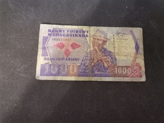 MADAGASCAR 1000 FRANCS