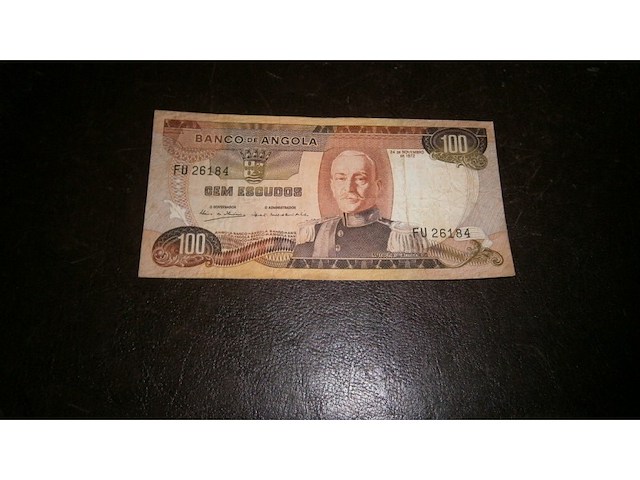 ANGOLA 100 ESCUDOS 1972