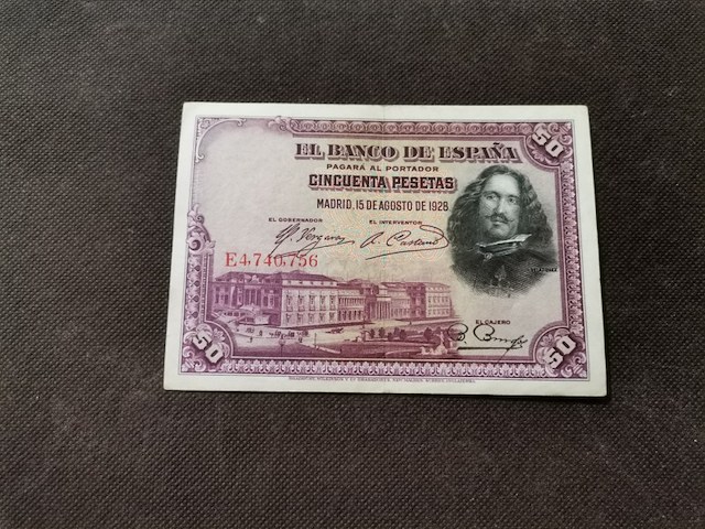 SPAIN 50 PESETAS  1928 ( 9 )