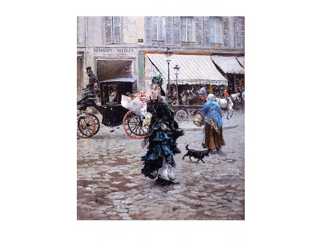 Prizor sa ulice  -  Boldini