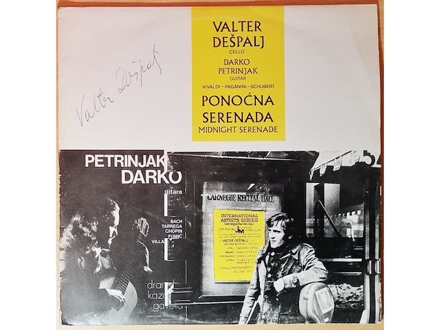 klas. LP: V.DEŠPALJ - D.PETRINJAK (1977) MINT, AUTOGRAM