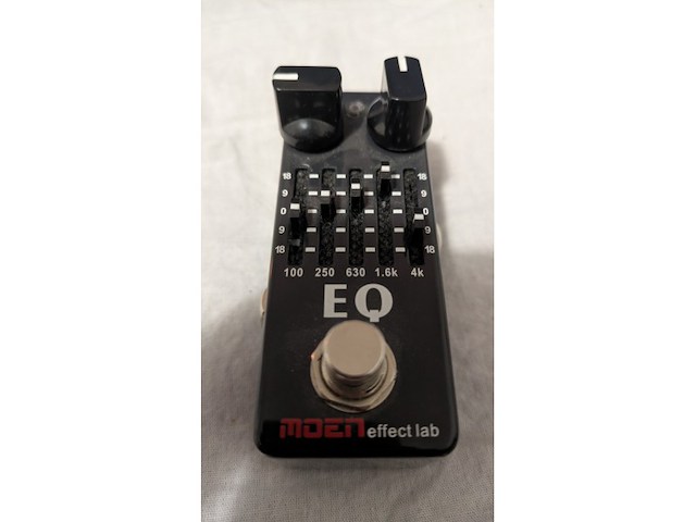 EQ pedala MOEN - Ekvilajzer - Boost - True Bypass