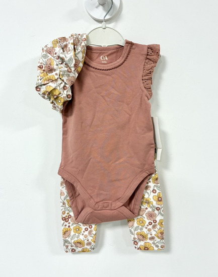 C&A trodelni set za bebe devojcice