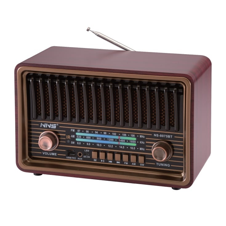 Retro RGB Bluetooth radio 8075BT/B
