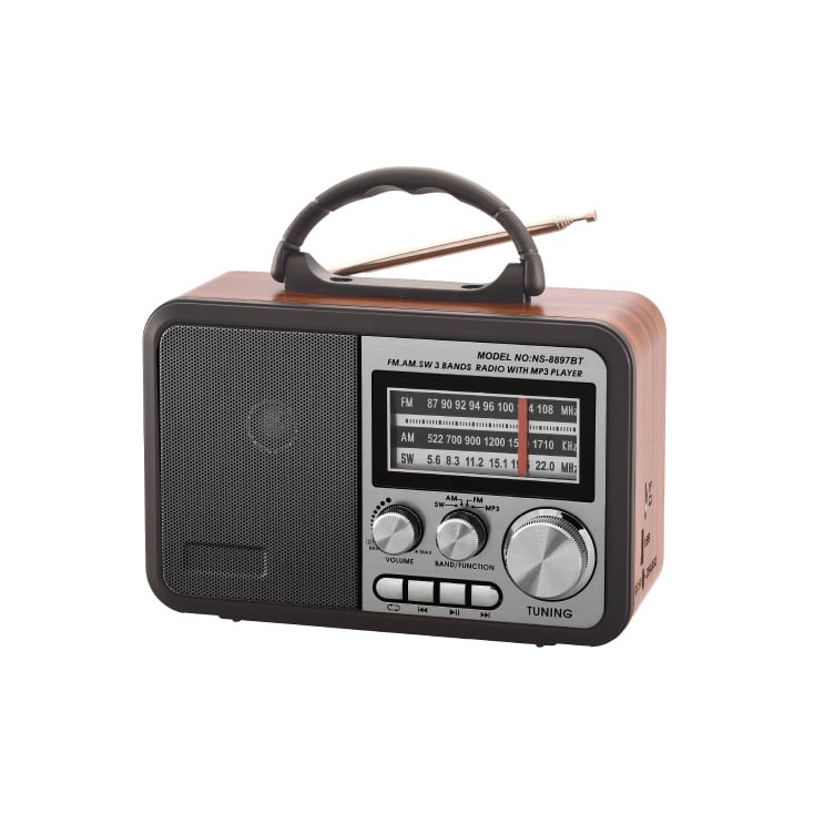 Prenosni retro Bluetooth radio 8897BT