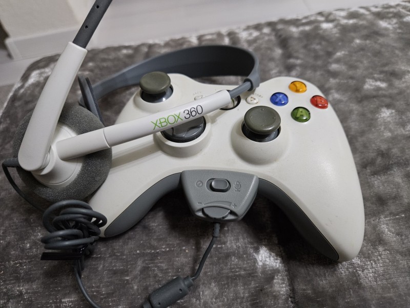 Gamepad i slušalica Xbox 360 ORIGINAL