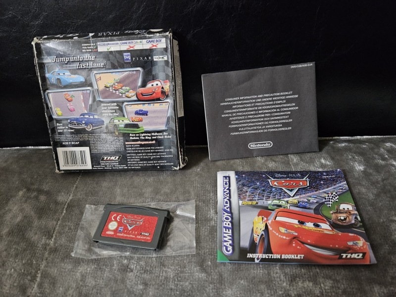 CARS Nintendo GB Advance