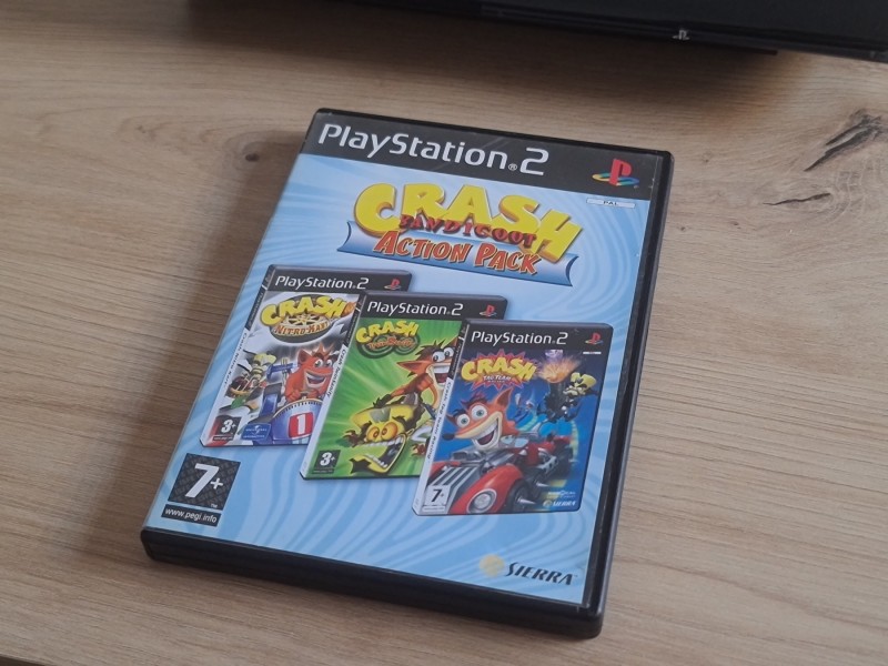 PS2 - Crash Bandicoot: Action Pack [UK]