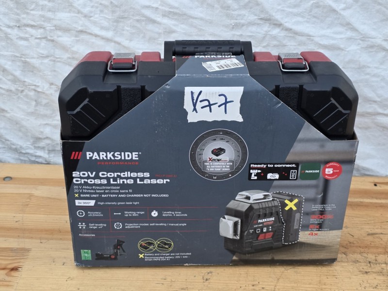 Parkside Performance 20V laserski nivelir – ukršteni la