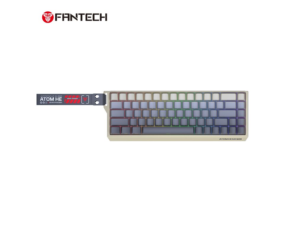 Tastatura Wired Magnetic Gaming Fantech MK922 Atom HE68 Pro Retro bez (emerald switch)