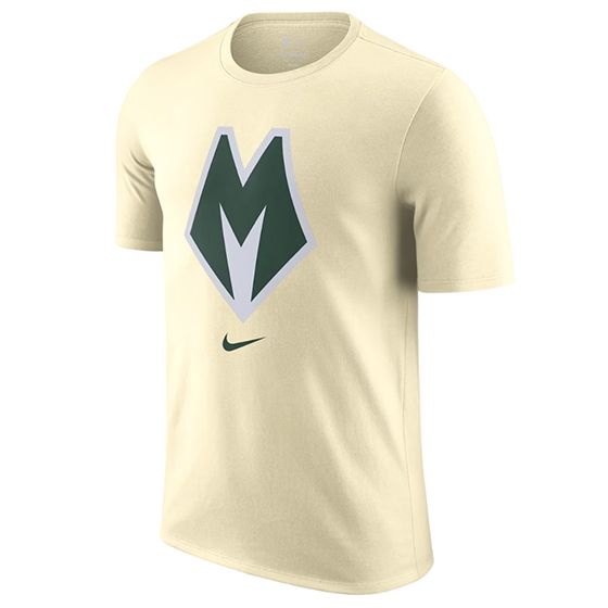 NBA MILWAUKEE BUCKS ESSENTIAL CITY EDITION T-SHIRT 'CREAM'