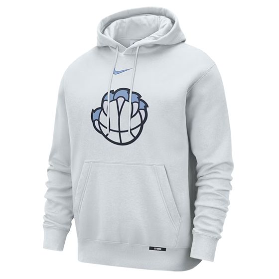 NBA MEMPHIS GRIZZLIES CITY EDITION CLUB HOODIE 'PURE PLATINUM'