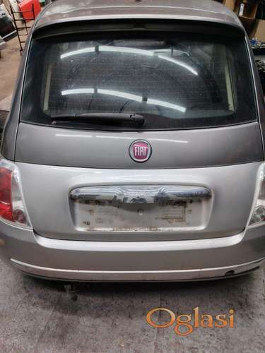 Fiat 500 gepek vrata - peta vrata siva