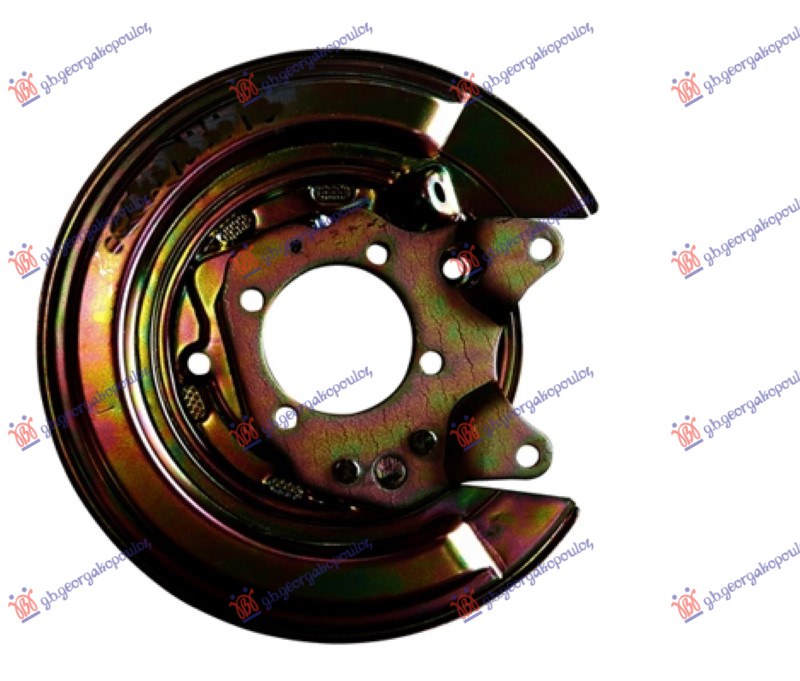 ZASTITA ZADNJEG KOCIONOG DISKA (PRECNIK ZASTITE 300/75mm) (PRECNIK DISKA 279mm) Desna str. TOYOTA COROLLA SDN 2002-2006 (E 12) (OEM: 46503-02030, 4650302030)