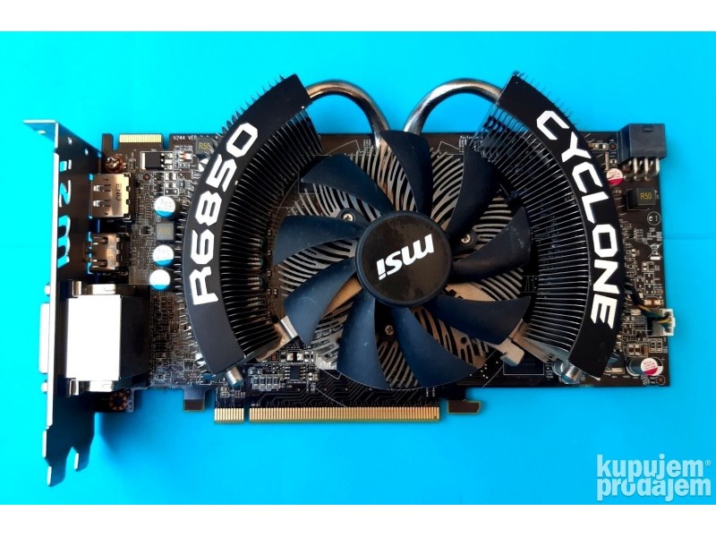 MSI HD 6850 CYCLONE 1GB, 256bit PCI-E graficka karta