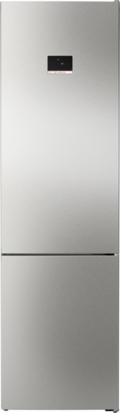 Series 6, free-standing fridge-freezer with freezer at bottom, 203 x 60 cm, Stainless steel (with anti-fingerprint), KGN394ICF