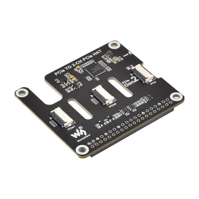 2-kanalni PCIe FFC Adapter za Raspberry Pi 5, podrška za više PCIe HATova