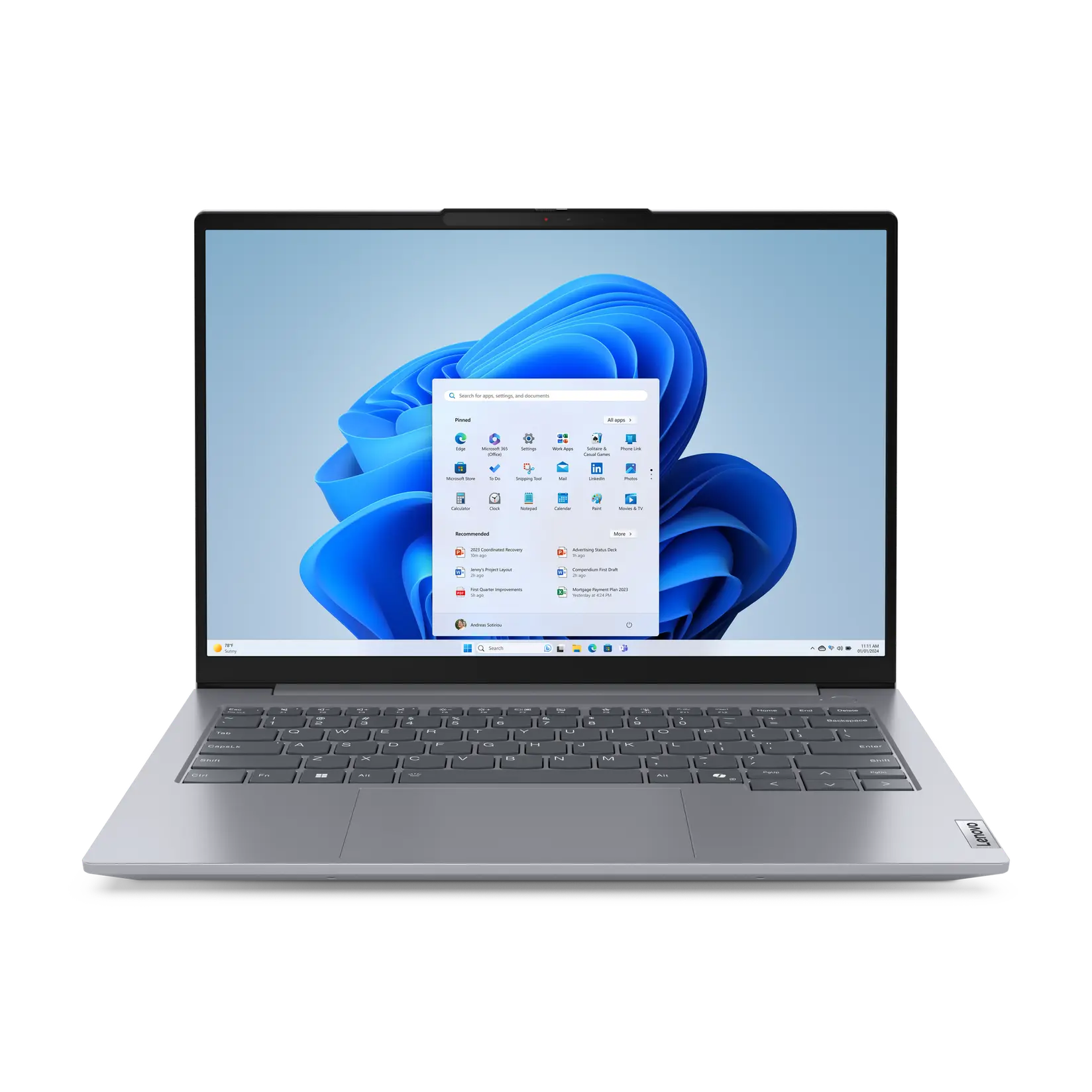 Lenovo laptop ThinkBook 14 G7 IML Ultra 5 125U / 8GB DDR5 5600/ SSD 256GB / 14" (1920x1200) IPS AG 300n/ Intel Graphics/ 21MR0068YA