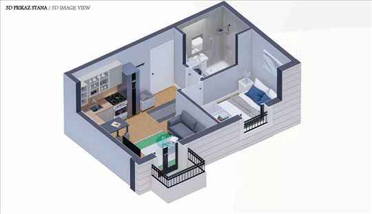 Jednosoban stan - uskoro useljiv