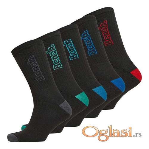 Bench Mens Atlas Ten Pack Crew Socks - 5 pari