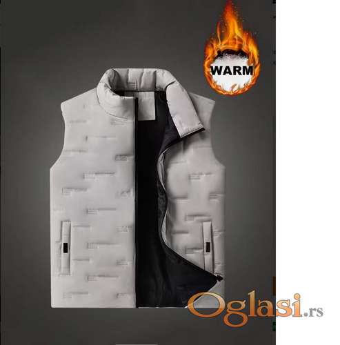 Men's Solid Color Sleeveless Vest - 3 boje