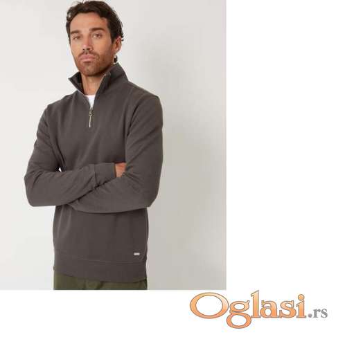 Threadbare Men's quarter Zip Fleece