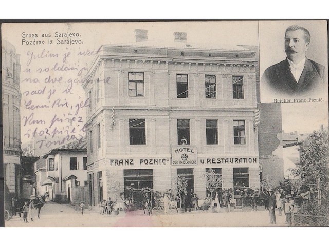 Bosna i Hercegovina - Sarajevo - Hotel Poznic 1912