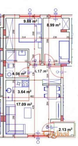 Futog-Lep Trosoban stan 51 m2 u Izgradnji-mogućnost povrata PDV-065/385 8880