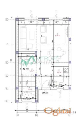 Platite kvadrat po ceni od oko 1.470 eur - 115 m2 + oko 30 m2 krovna terasa + mini dvorište + dva parkinga.
