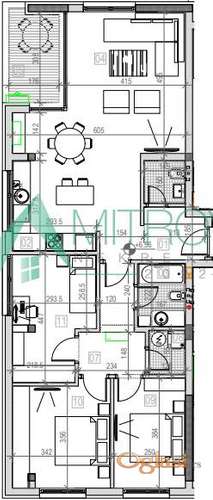Sremska Kamenica. 96m2. Četvorosoban stan sa povratom PDV-a!