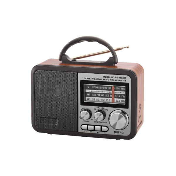 Prenosni retro Bluetooth radio 8897BT