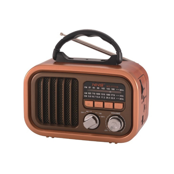 Prenosni retro Bluetooth radio 7771BTB