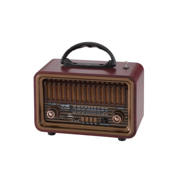 Prenosni retro Bluetooth radio 8069BTB