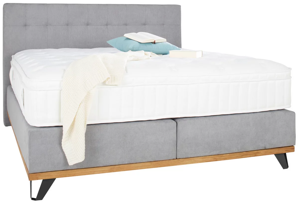 Novel BOXSPRING KREVET 160/200 cm siva