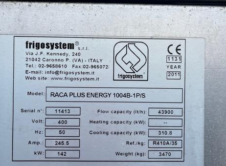 Chiller FRIGO SYSTEM COREMA RACA PLUS ENERGY 1004B-1P/S