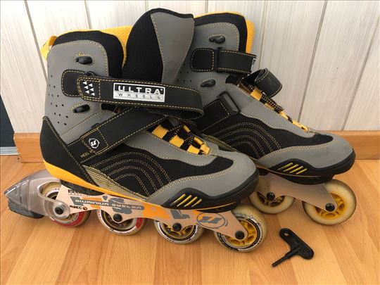 Ultra Wheels roleri, sa stitnicima (EU 44), ABEC 7