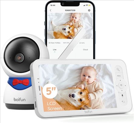 Boifun baby monitor kamera 5S 1080P 5 Aplikacija