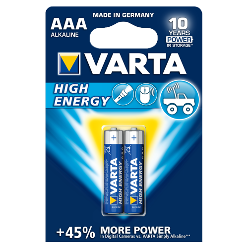 VARTA Longlife Power alkalna baterija 2 x AAA Alkalna baterija, AAA (LR3), 2/1