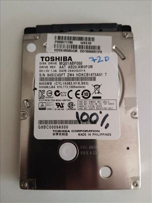 1TB HGST /500GB Toshiba / 500GB Seagate / 100%