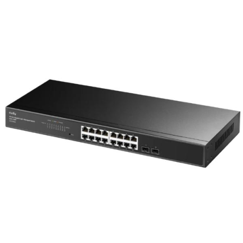 Cudy GS1016ES2,16-Port Gigabit Light-Managed Switch with 2 SFP,10/100/1000 Mbps