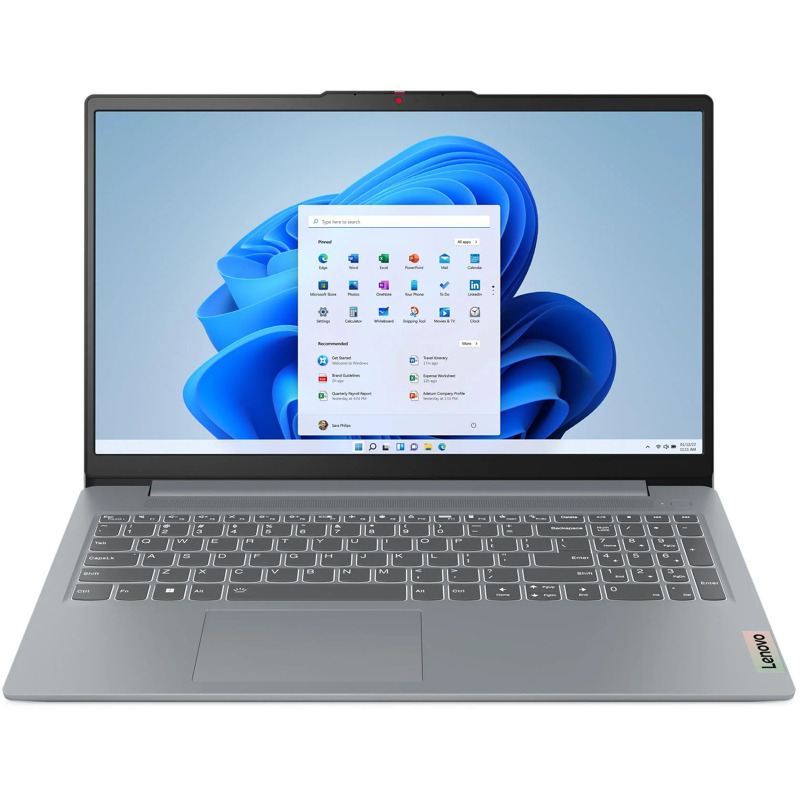 Lenovo IdeaPad Slim 3 N100 Quad-Core 8GB RAM LPDDR5 256GB NVMe SSD 15.6 FULL HD TN NoOS