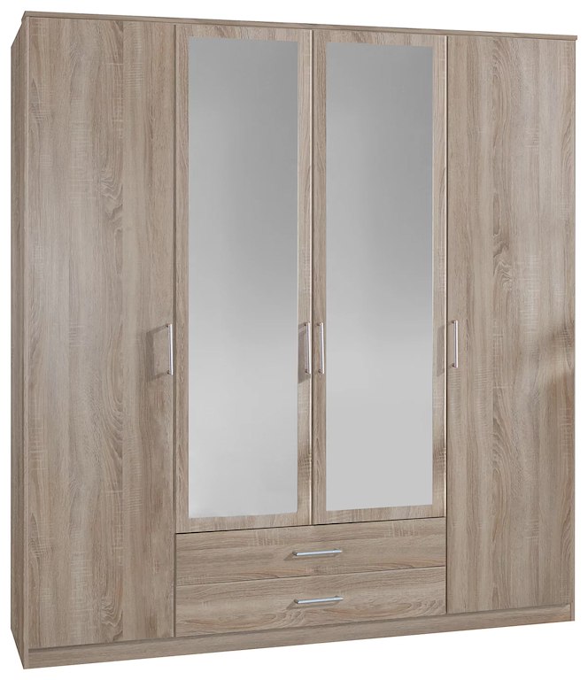 ORMAR SA KLASIČNIM VRATIMA boja hrasta 180/199/58 cm