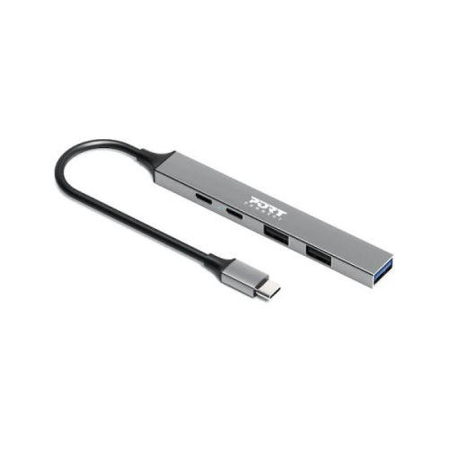 HUB Port Designs USB-C/USB-A 3.2x1/USB-A 2.0x2/USB-C/PD 100W