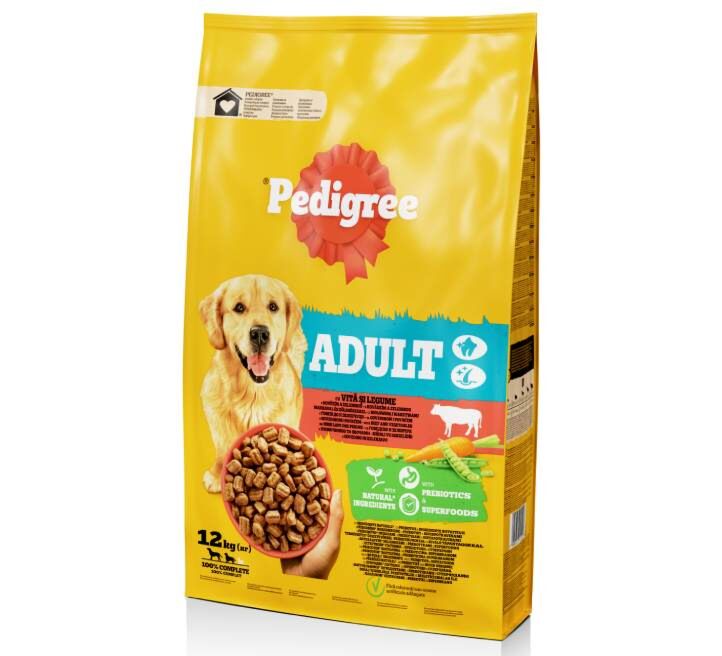 Pedigree Briketi Govedina i povrće 12 kg