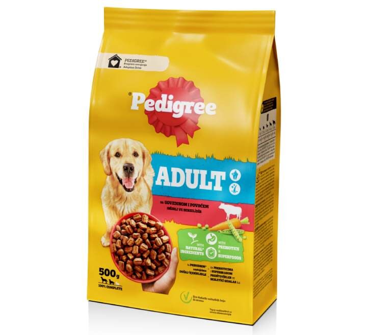 Pedigree Briketi Govedina i povrće 500 g