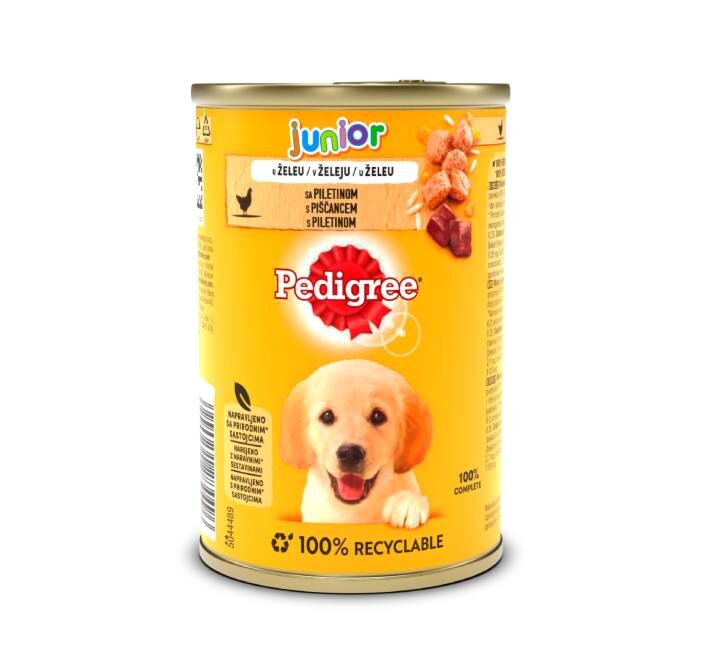 Pedigree Konzerva za štence junetina i piletina 400 g
