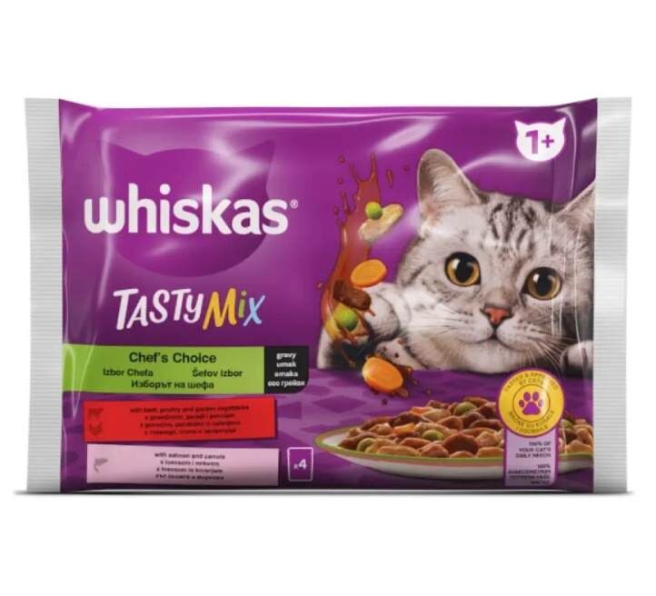 Whiskas Kesice za mačke Tasty Mix 4 x 85 g