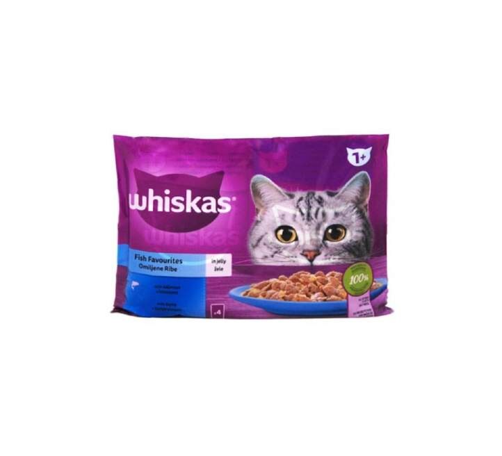 Whiskas Kesice za mačke Omiljene ribe 4 x 85g